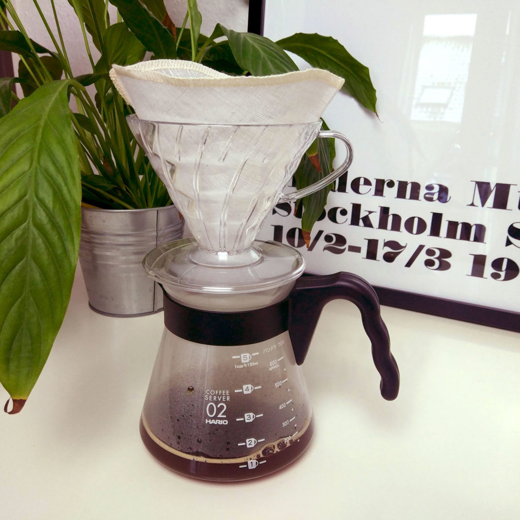 Wiederverwendbare Kaffeefilter aus Stoff | 100% Hanf | Größe 2 oder 4 ...